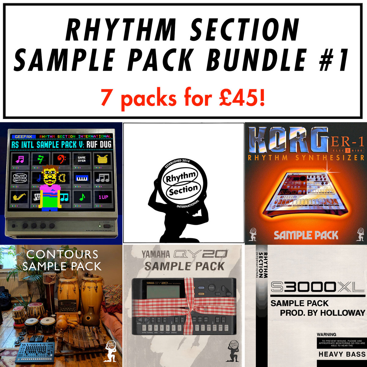 Rhythm Section Sample Pack BUNDLE #1 by Rhythm Section International ...